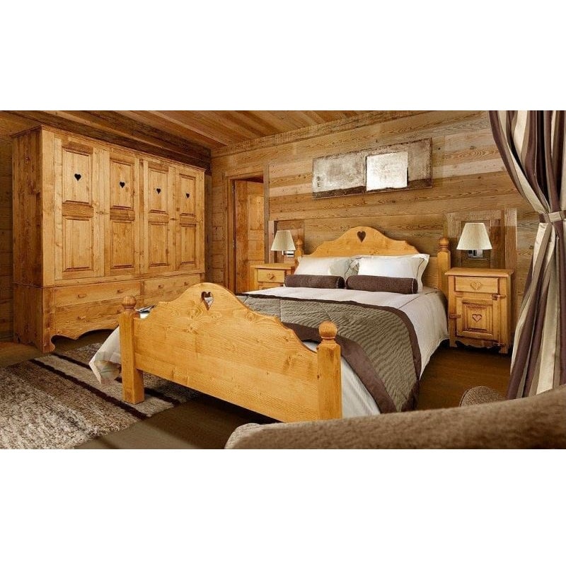 Promozione camera completa matrimoniale in legno - Camera Chamonix